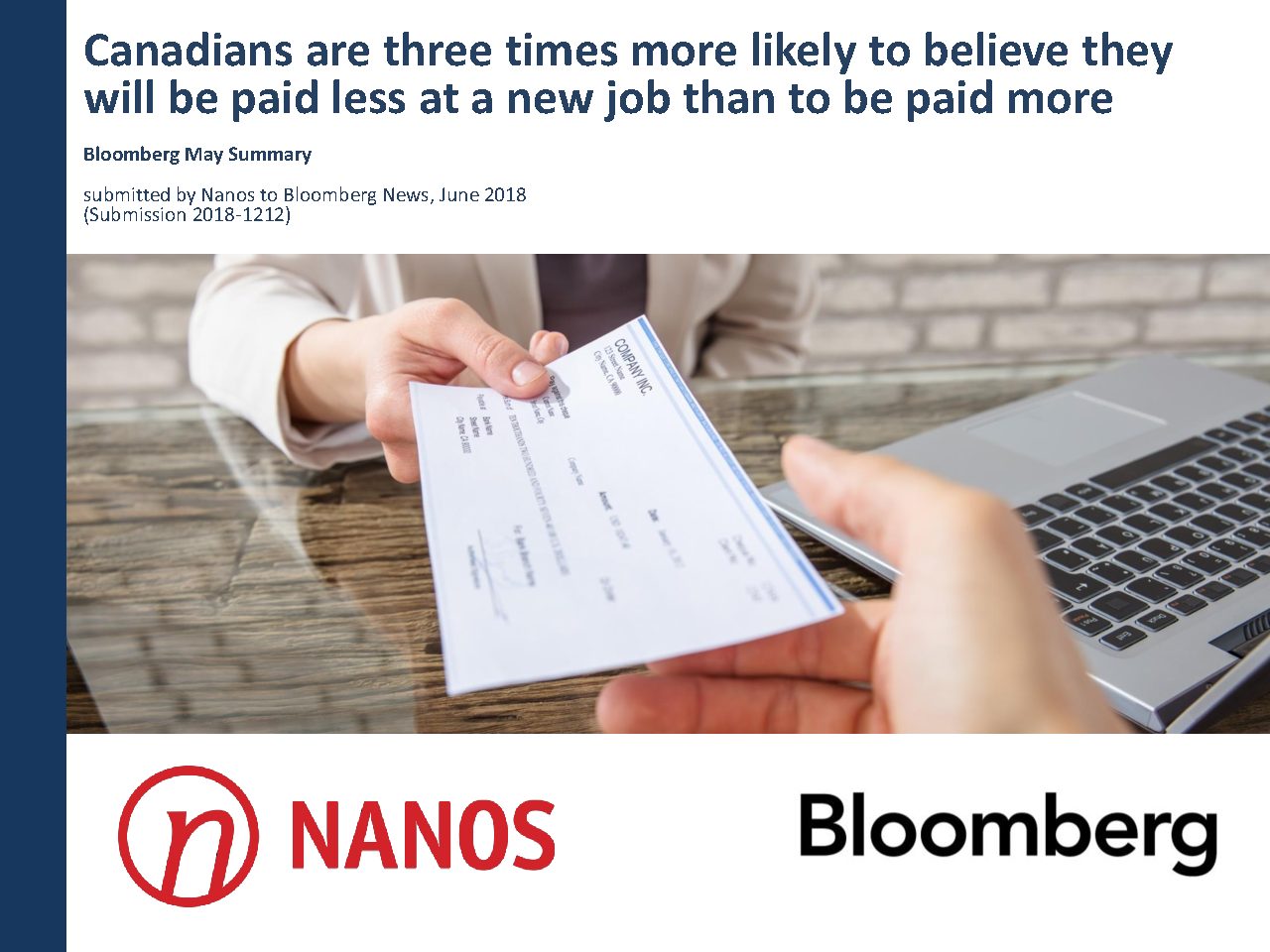 2018-06-15 Canadians are three times more likely to believe they will be paid less at a new job ...