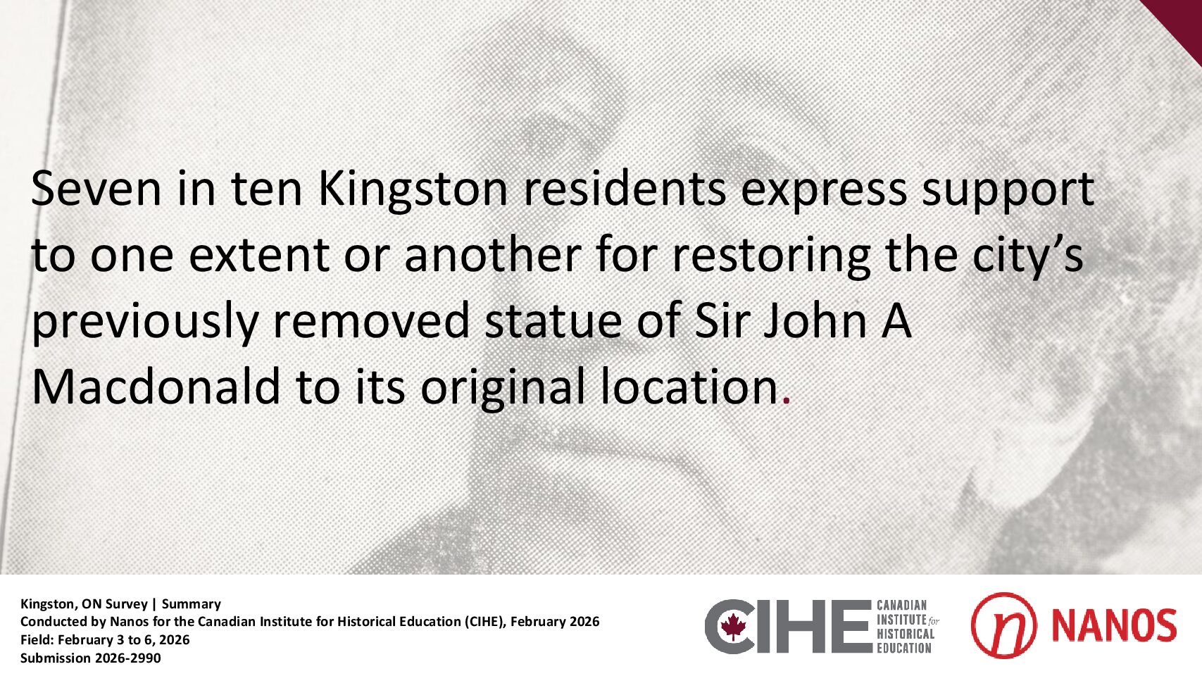 2026-2990 Canadian Institute for Historical Education – Report – Nanos ...